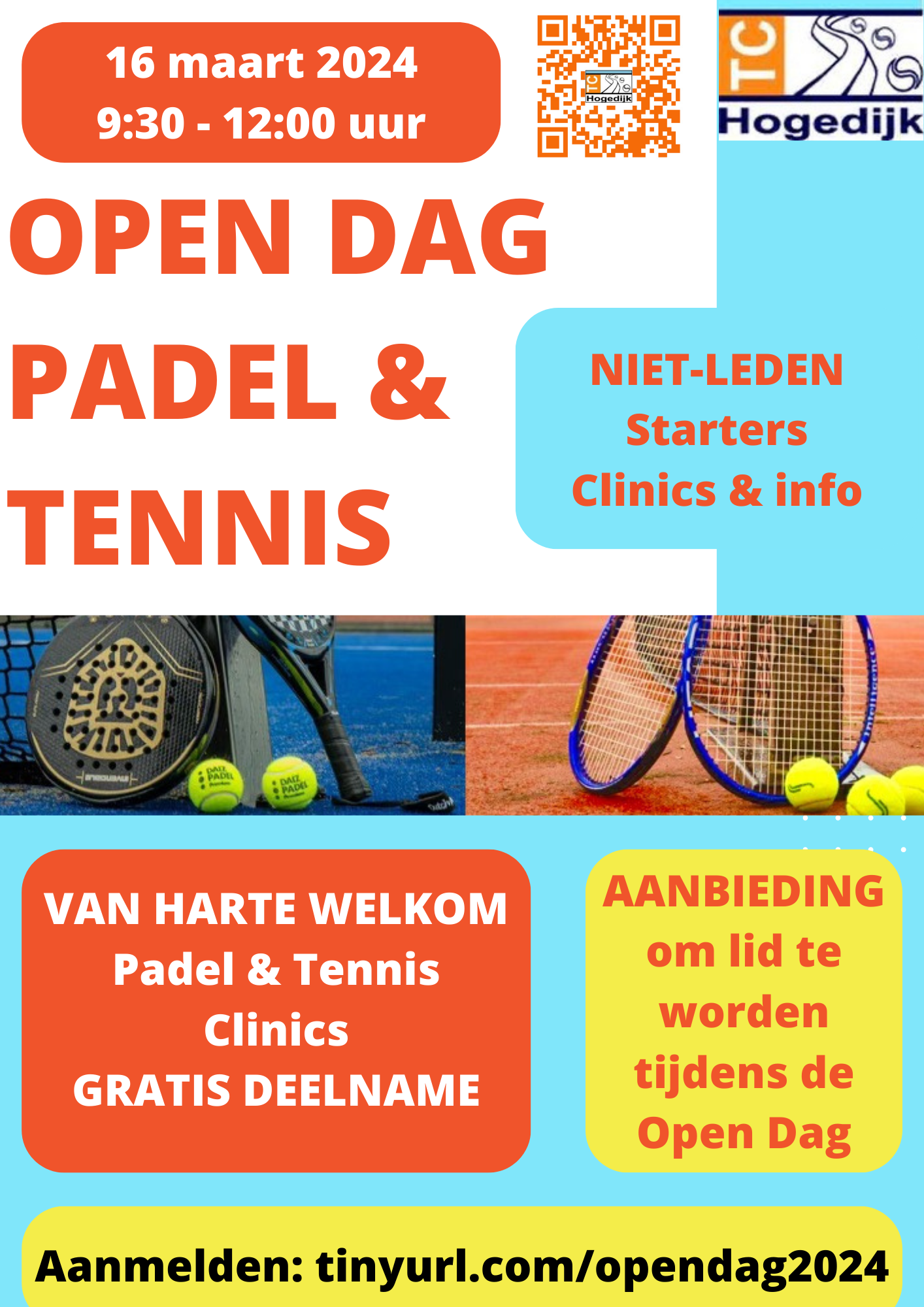 Open Dag Padel & Tennis 2024 16 maart 2024 Open Dag Padel & Tennis 2024 16 maart 2024